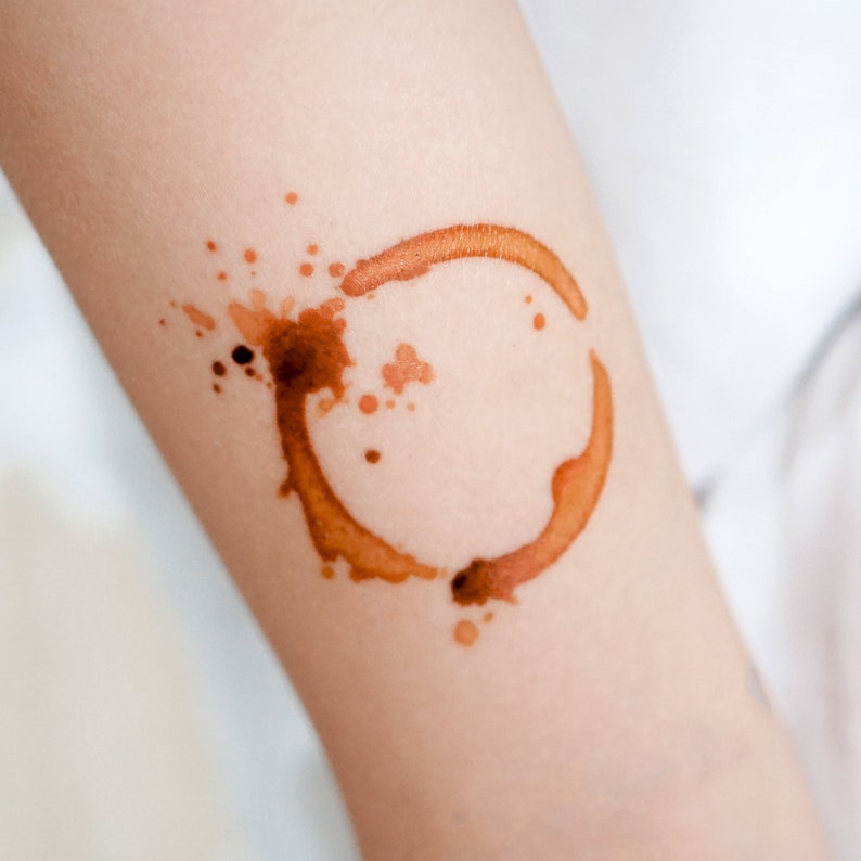 Coffee Lover Cafe Latte Art Coffee Tattoo Ideas Matching Lover | Etsy