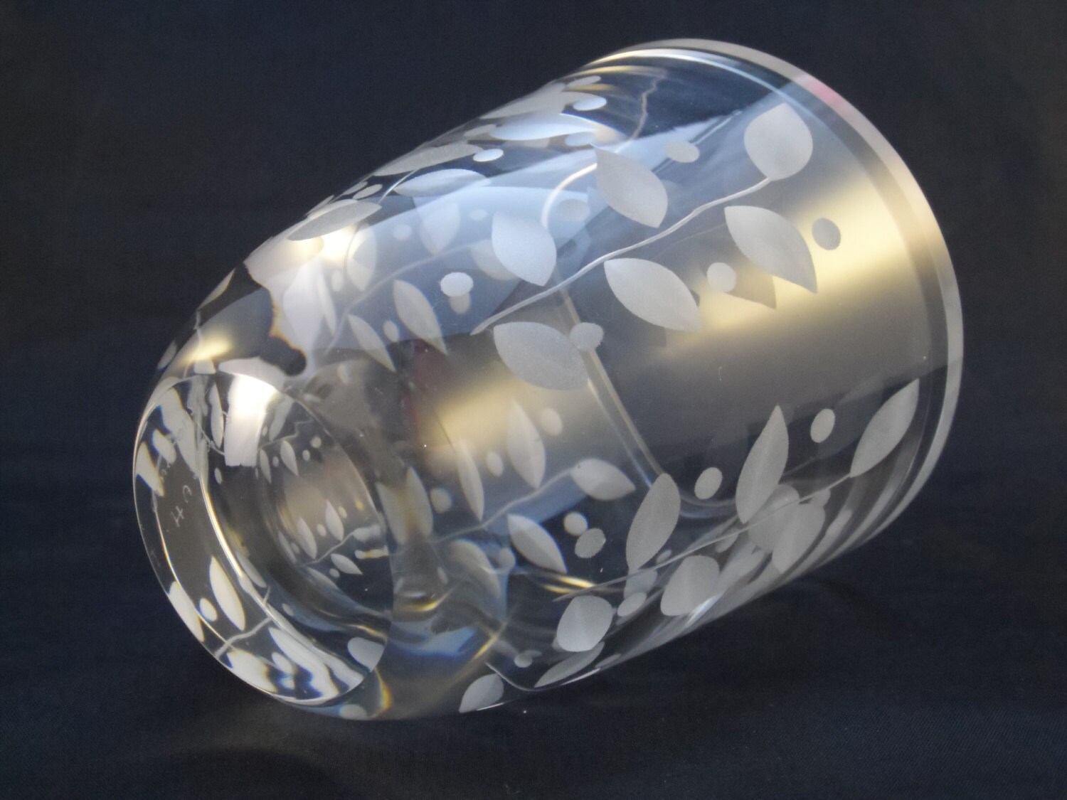 Orrefors Leaf Pattern Vase Pattern No. 2526/3 - Etsy UK