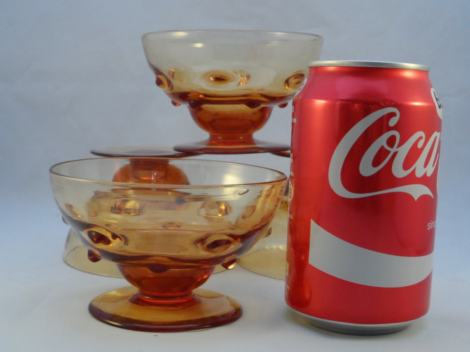 Thomas Webb old English Bulls Eye Sundae Dishes - Etsy UK