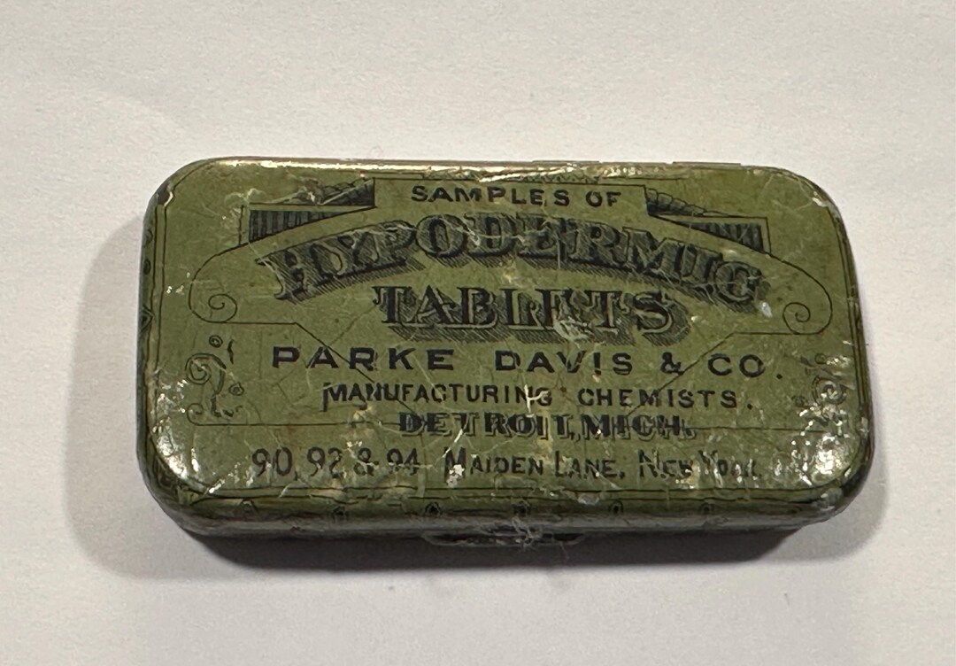Tiny Vintage Hypodermic Tablets Tin empty Tin - Etsy