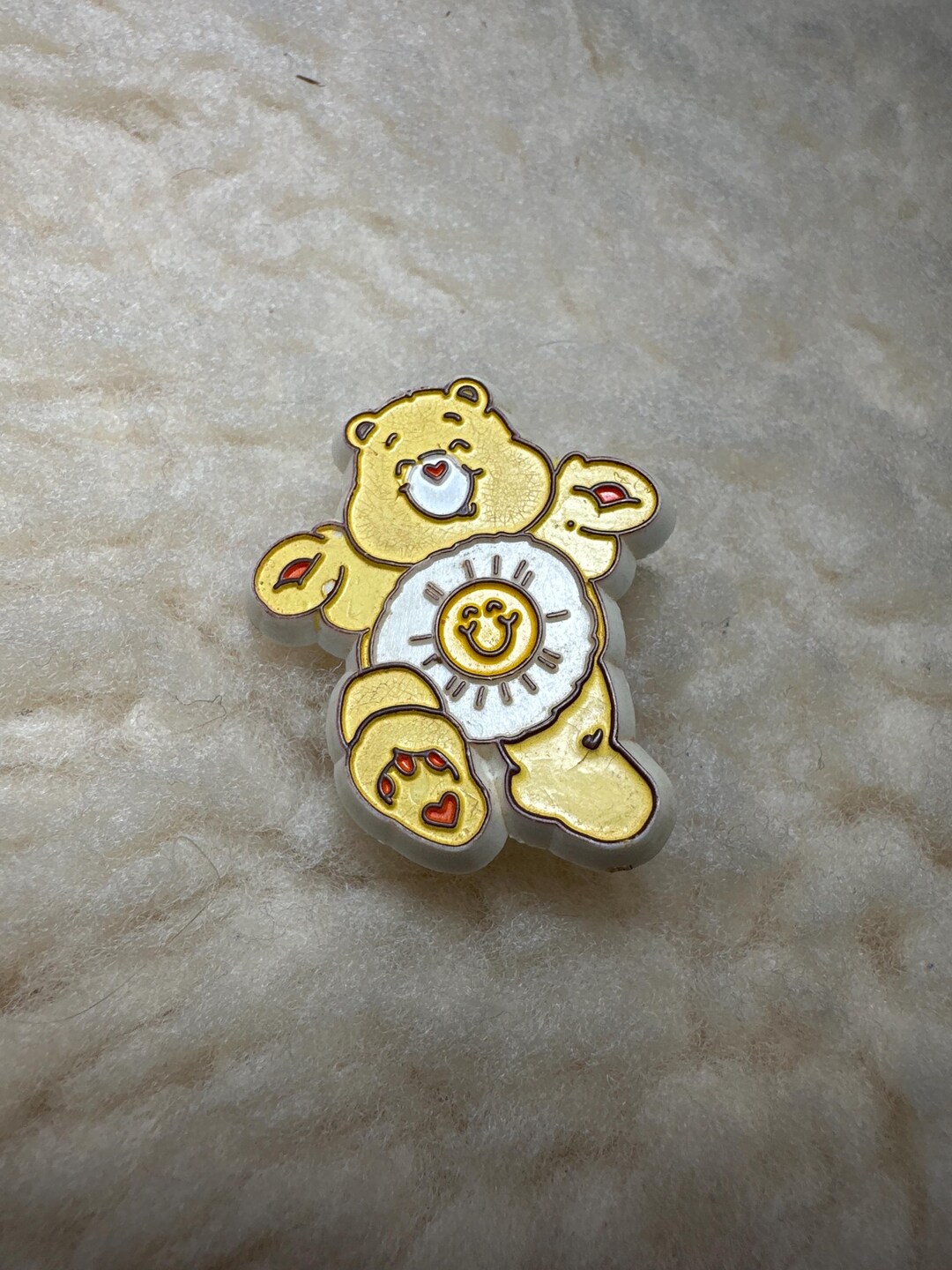 Vintage Care Bear Sunshine Pin - Etsy