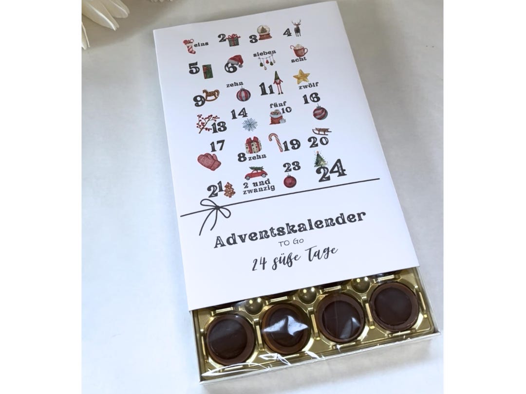 Toffifee Advent Calendar • Toffifee Christmas Wrapper • Advent Calendar ...