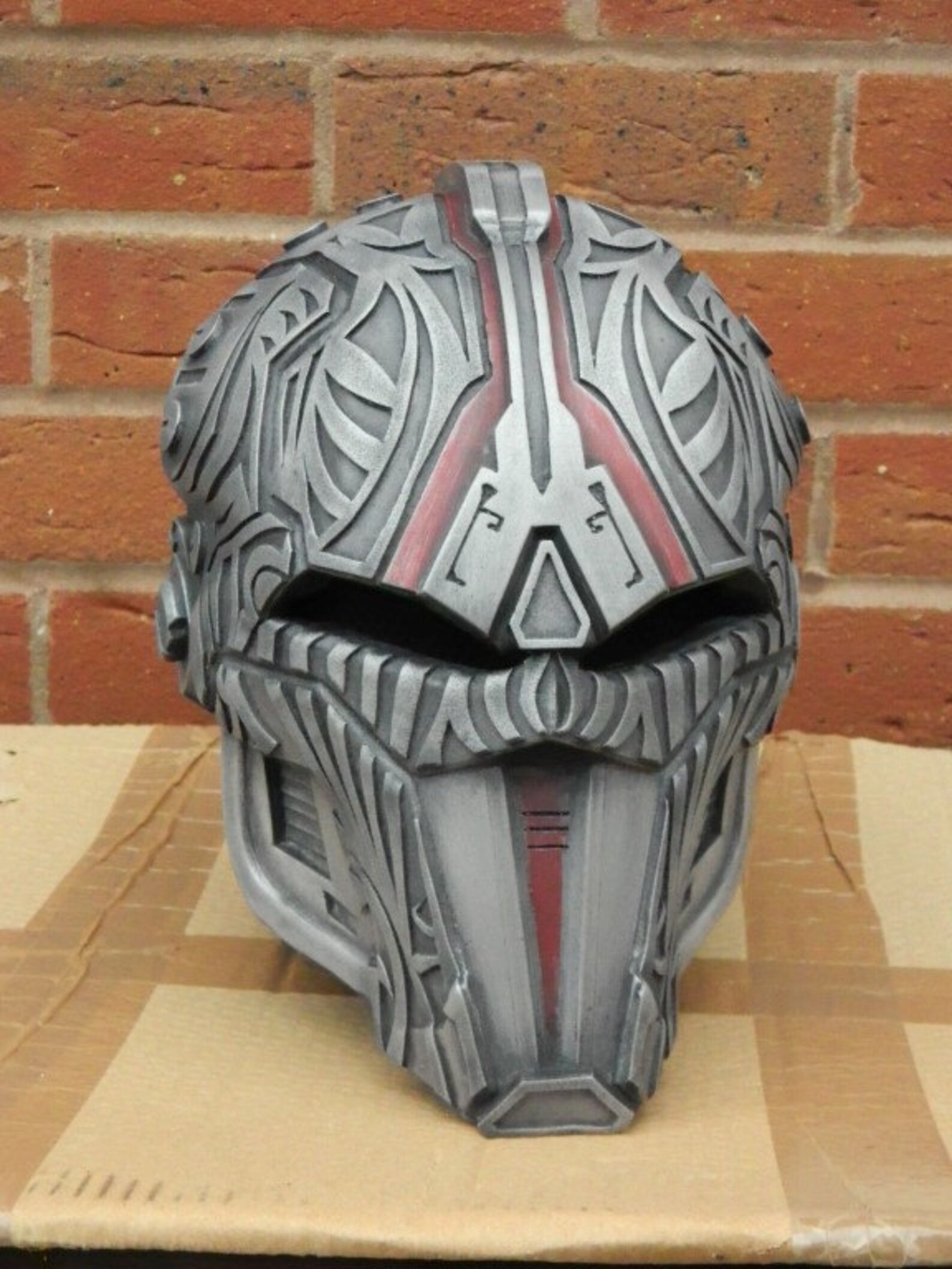 Sith Acolyte full Helmet Cold Cast Aluminium SWTOR | Etsy
