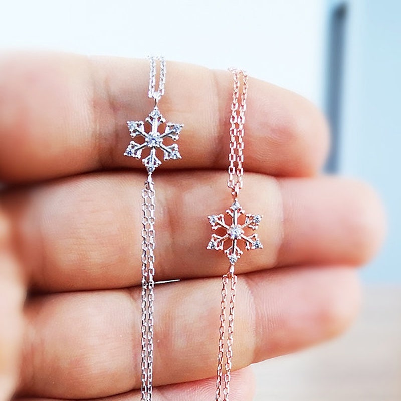 Snowflake Bracelet - Etsy