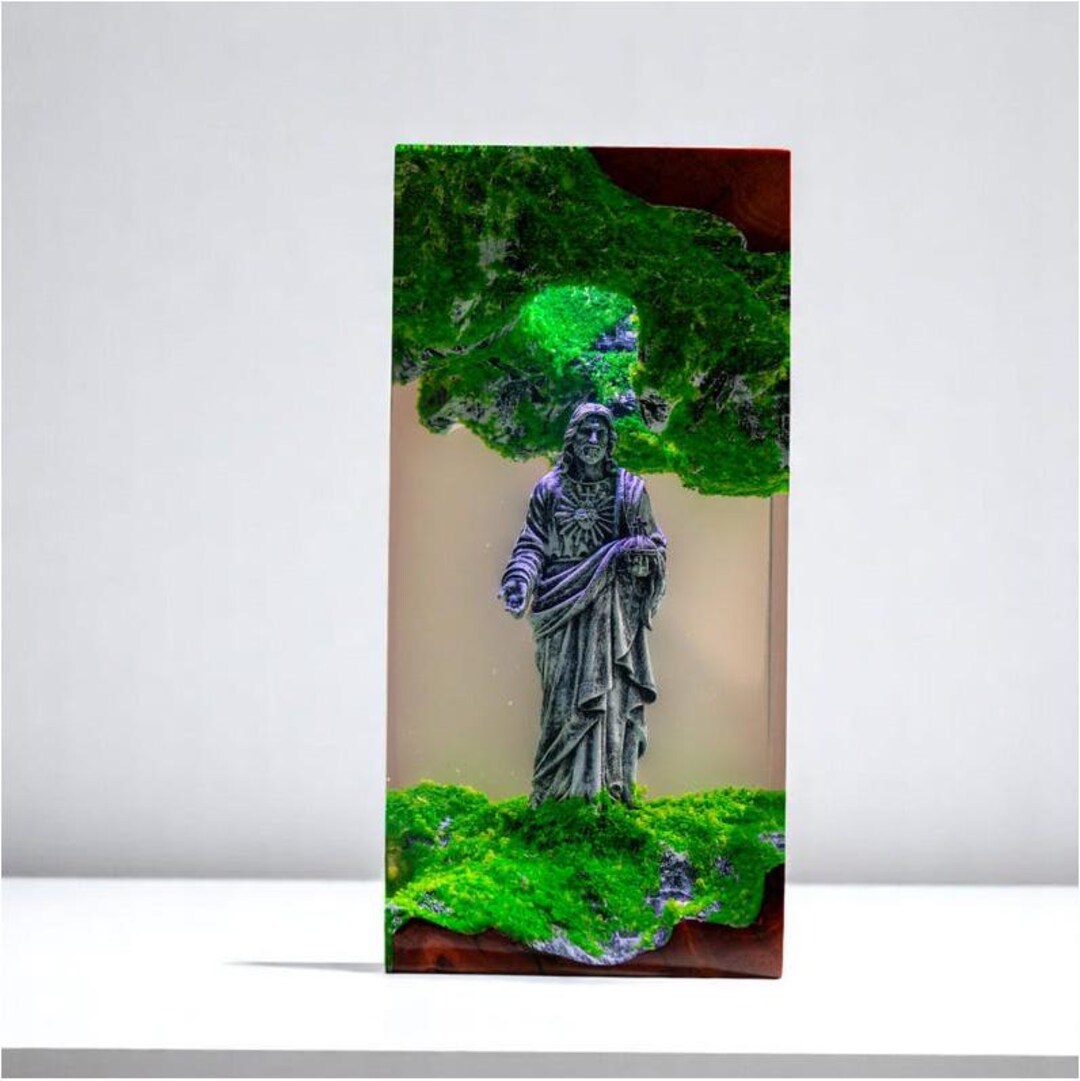 Jesus Christ Resin Lamp – Christian Night Light, Religious Decor,faith ...