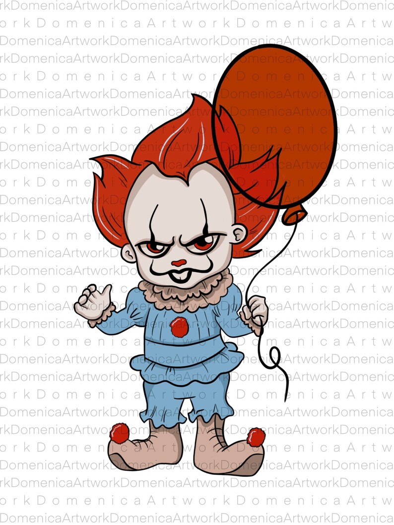 Pennywise PNG, Horror Character PNG, Halloween Png, Pennywise Clipart ...