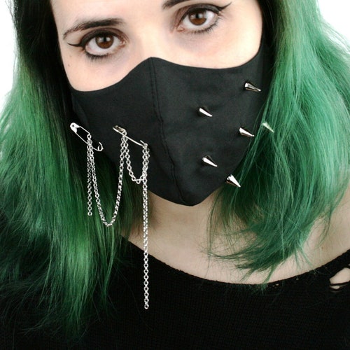 Spiderweb Glow in the Dark Washable Face Mask Spider Web | Etsy