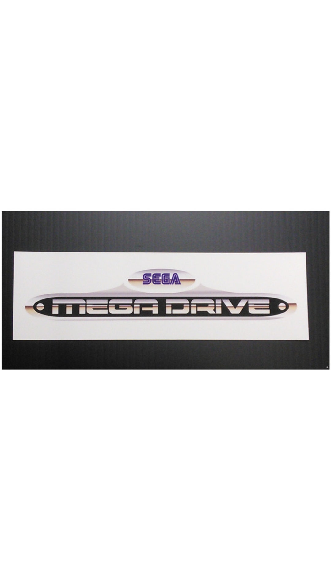 Sega Megadrive Logo Sticker - Etsy