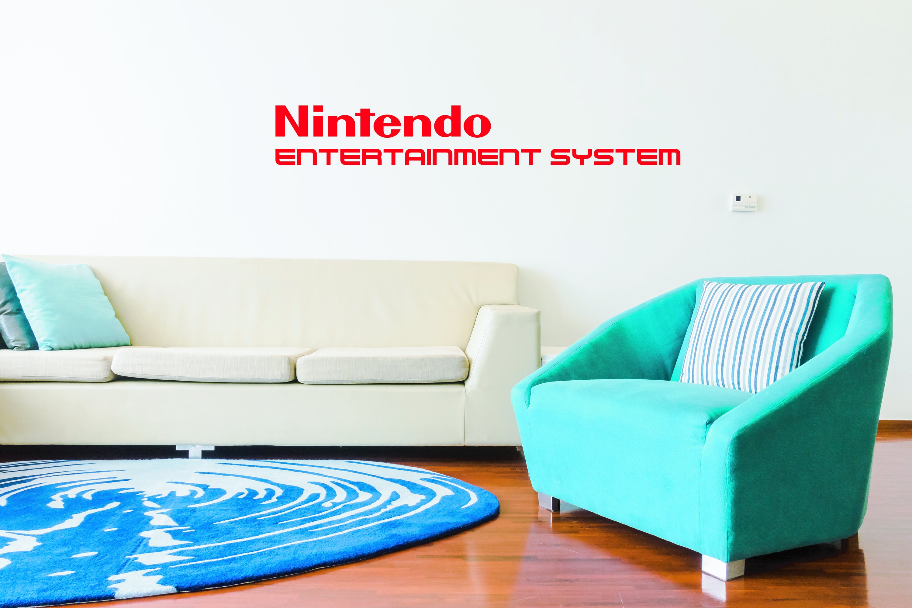 Nintendo NES Wall Art Logo Sticker Decal - Etsy UK