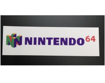 N64 Logo Sticker - Etsy