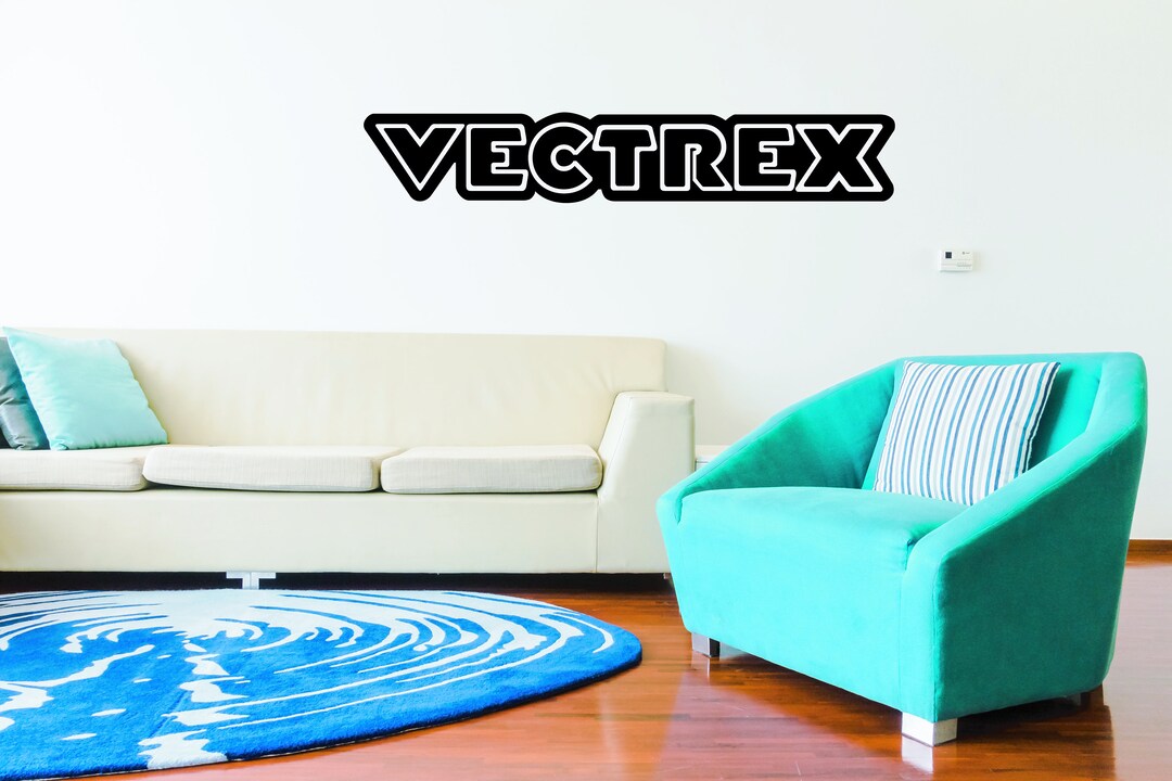 Vectrex Wall Art Logo Sticker Decal - Etsy