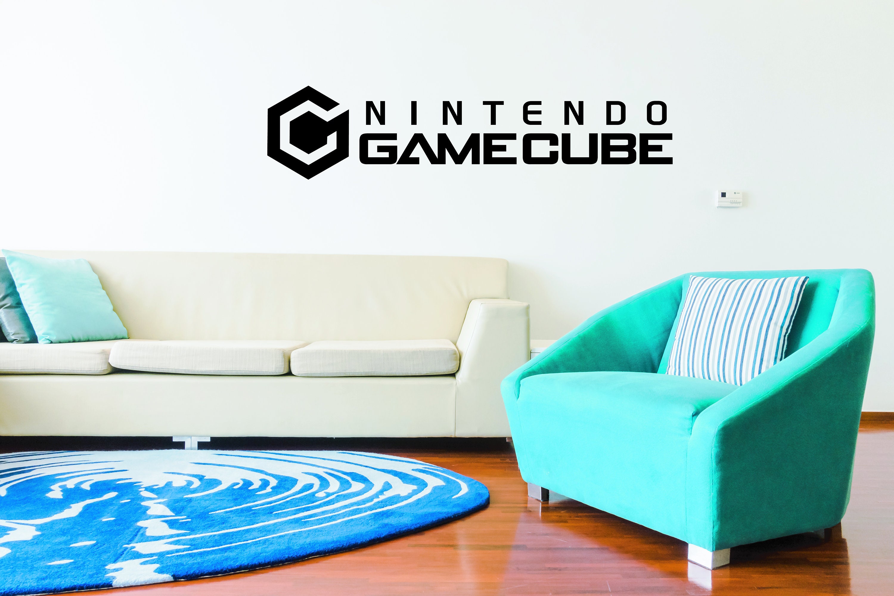 Nintendo Gamecube Wall Art Logo Sticker Decal - Etsy