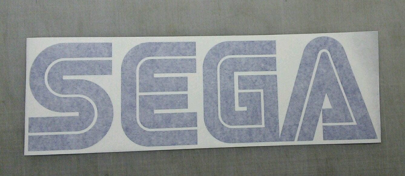 Sega Wall Art Logo Sticker Decal | Etsy