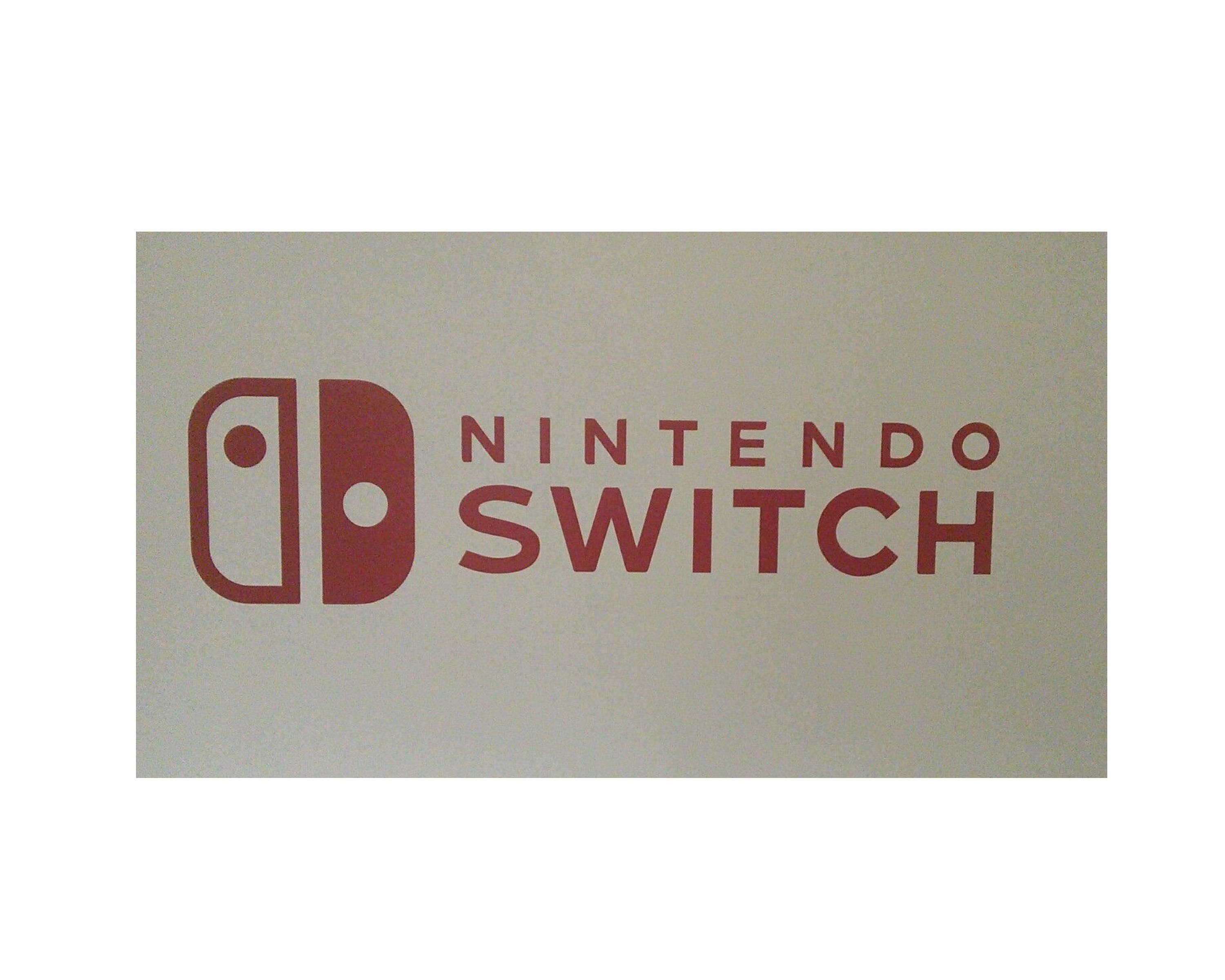 Nintendo Switch Wall Art Logo Sticker Decal - Etsy