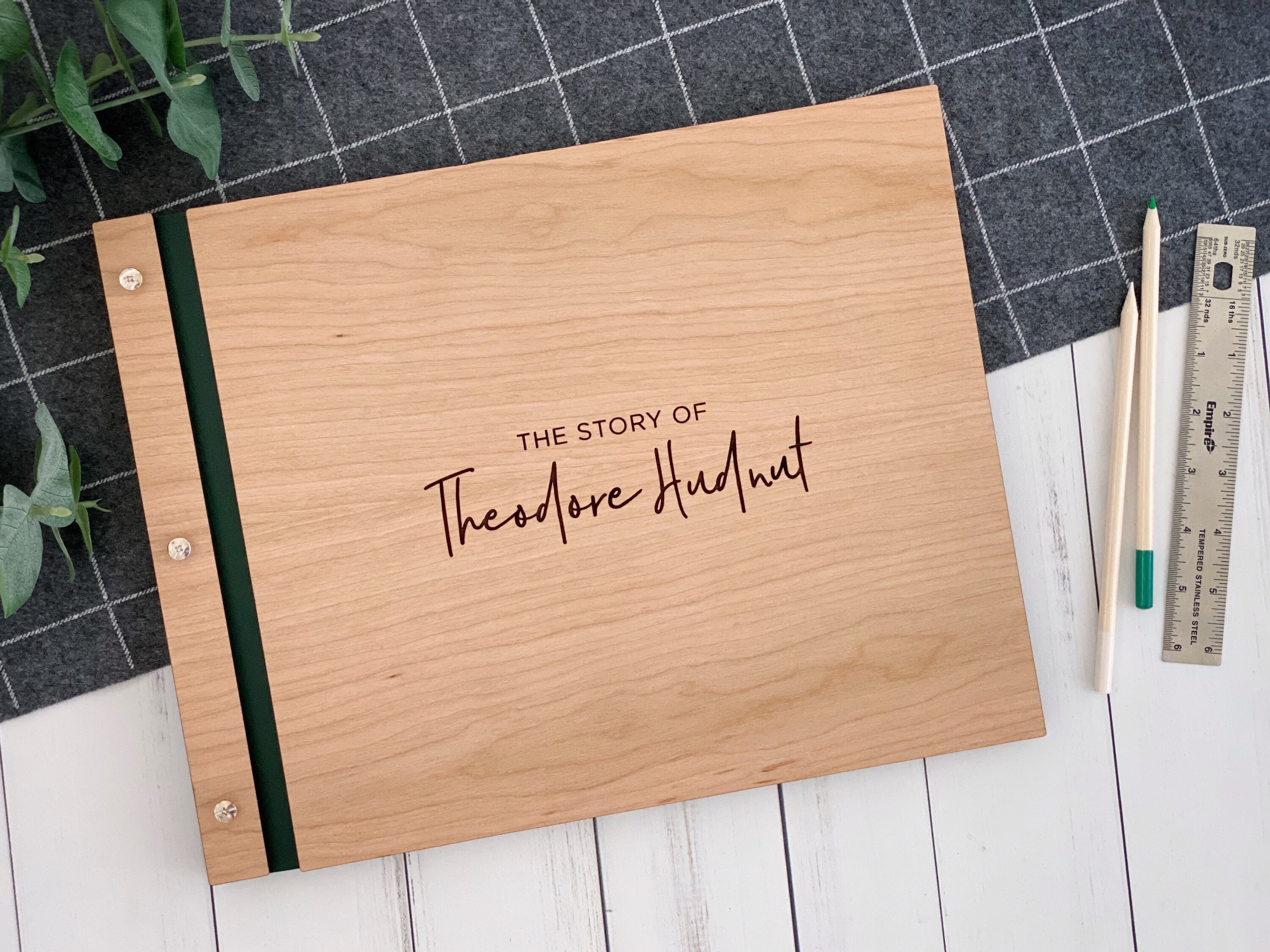 Adoption Memory Life Book Wooden Memory Book Adoption | Etsy