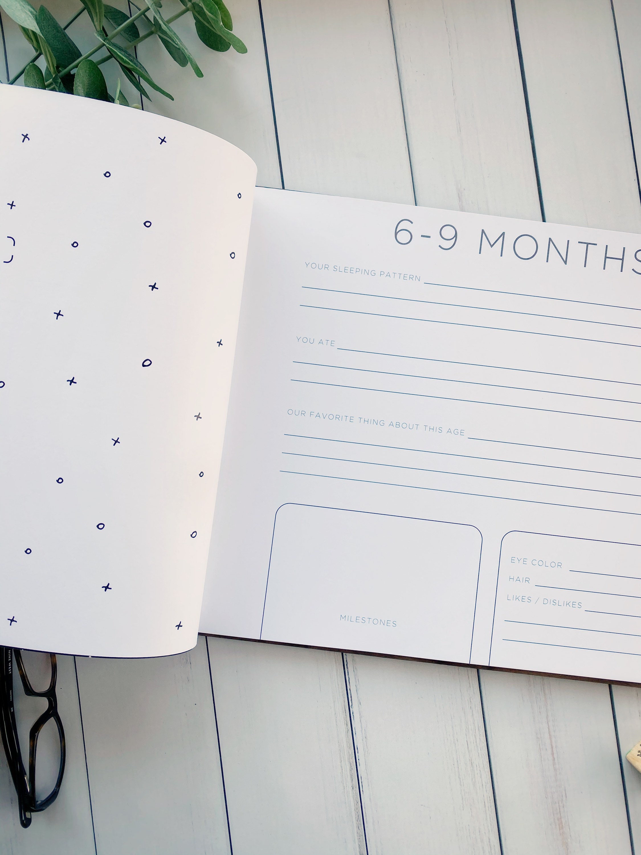 Personalized Baby Memory Book | Adventure Awaits- Hot Air Balloon ...