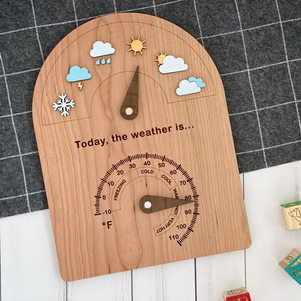 Kids Weather Chart - Etsy