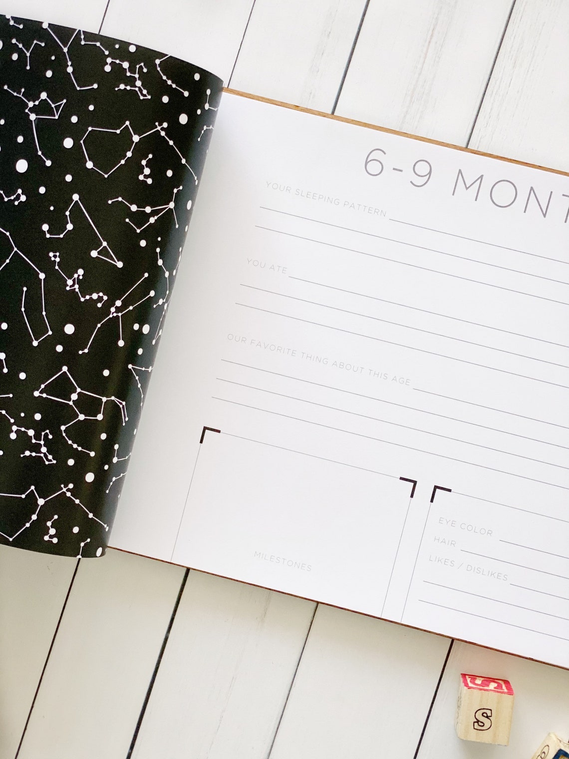 Personalized Baby Memory Book | Our Little Astronaut | Space Theme ...
