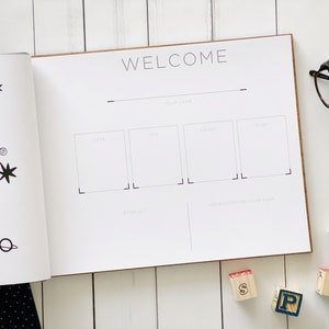 Personalized Baby Memory Book | Our Little Astronaut | Space Theme ...