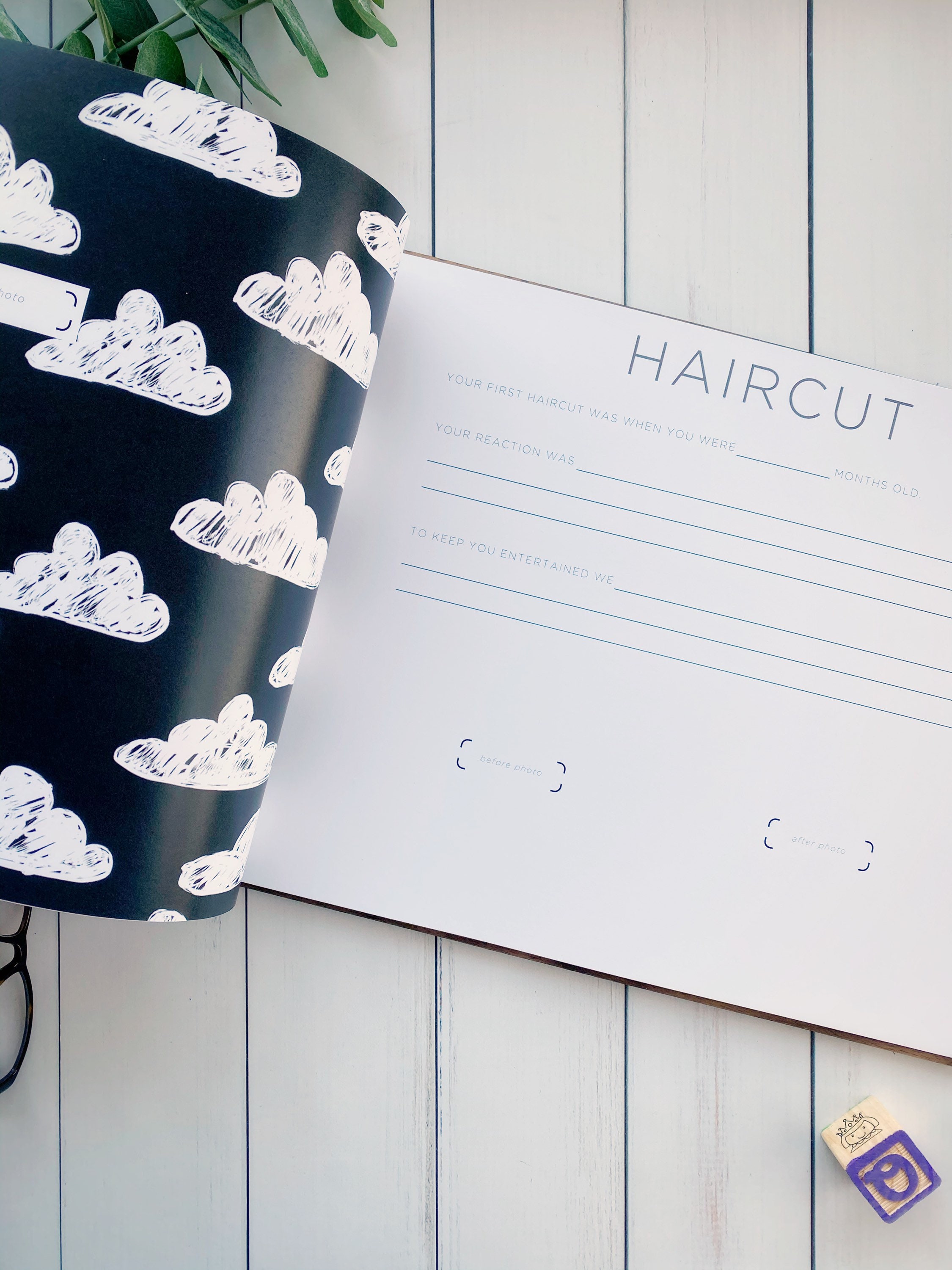Personalized Baby Memory Book | Adventure Awaits- Hot Air Balloon ...