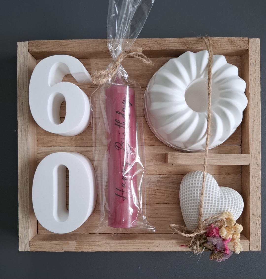 Gift Birthday, Gift Set, Birthday Cake, Candle, Happy Birthday - Etsy
