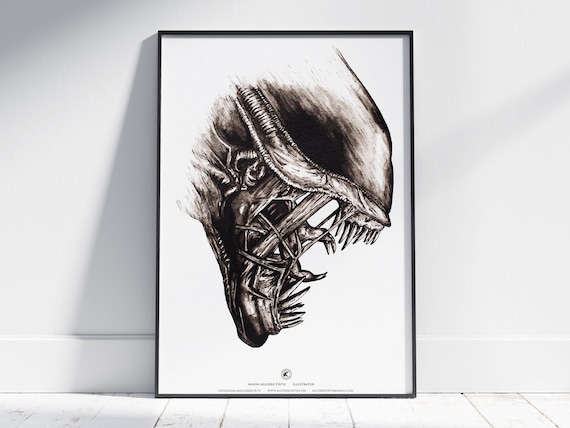 Alien Drawings In Pencil