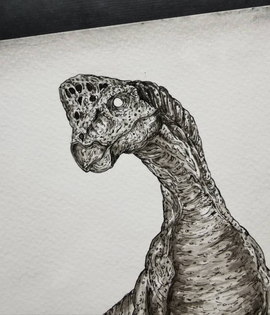 OVIRAPTOR ORIGINAL DRAWING // Dinosaur // Jurassic Park // | Etsy