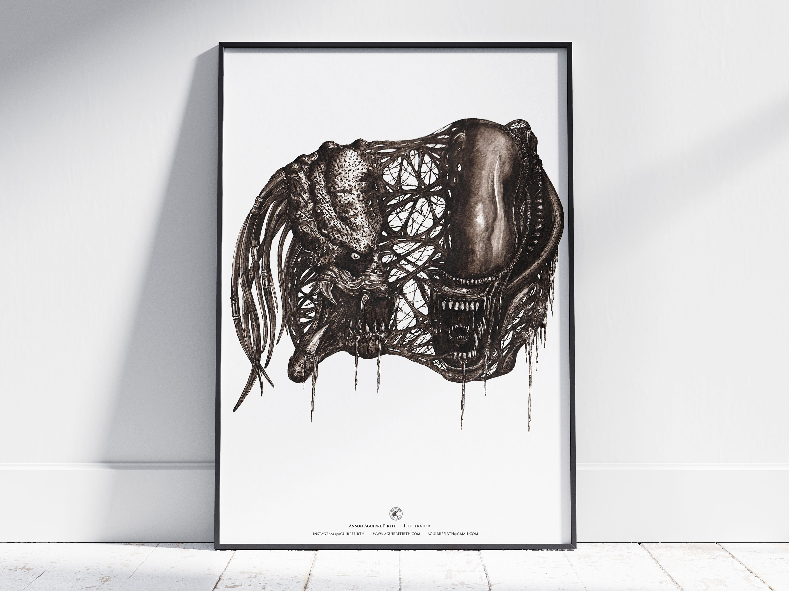 Xenomorph Vs Predator Drawing