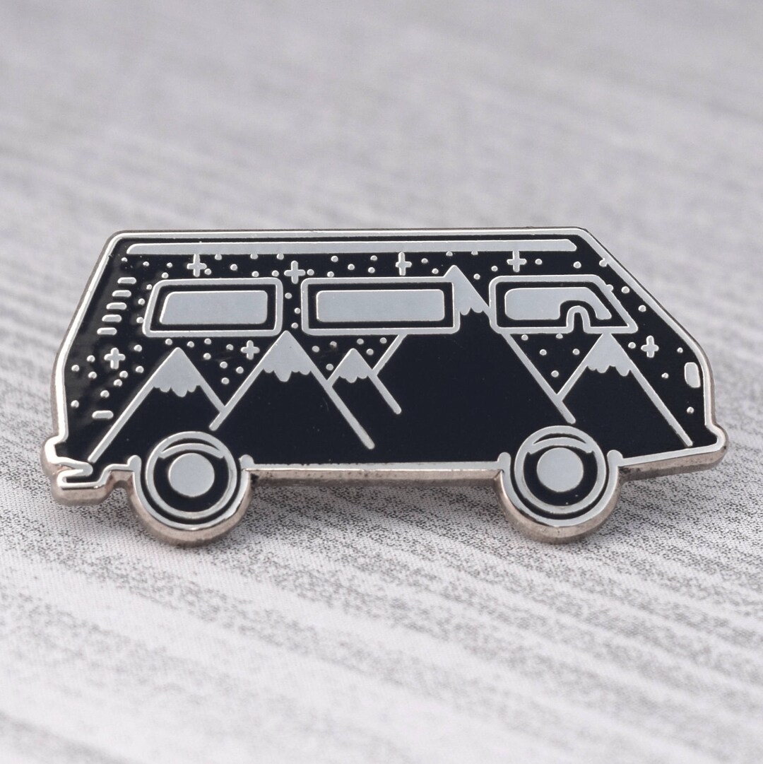 Van Life Vanagon Nature Travel Pin - Etsy