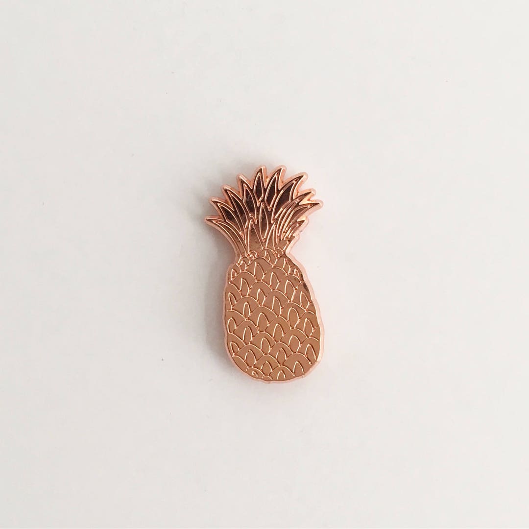 Copper Pineapple Pin - Etsy