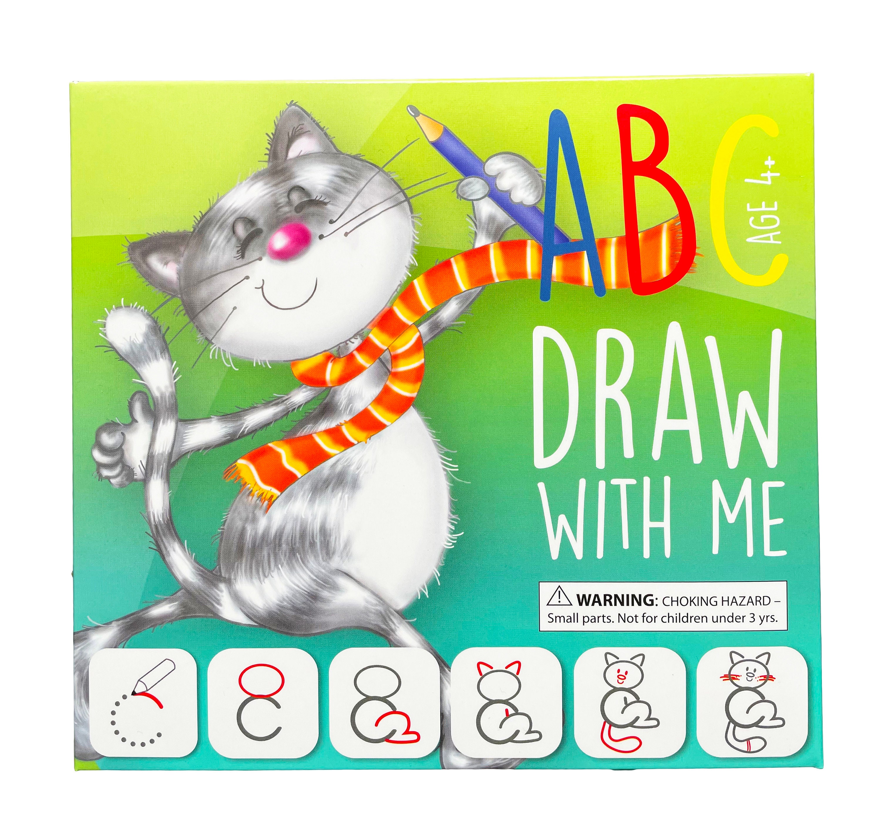 Drawing With Alphabet Learning Letter Tracing ABC Handwriting - Etsy