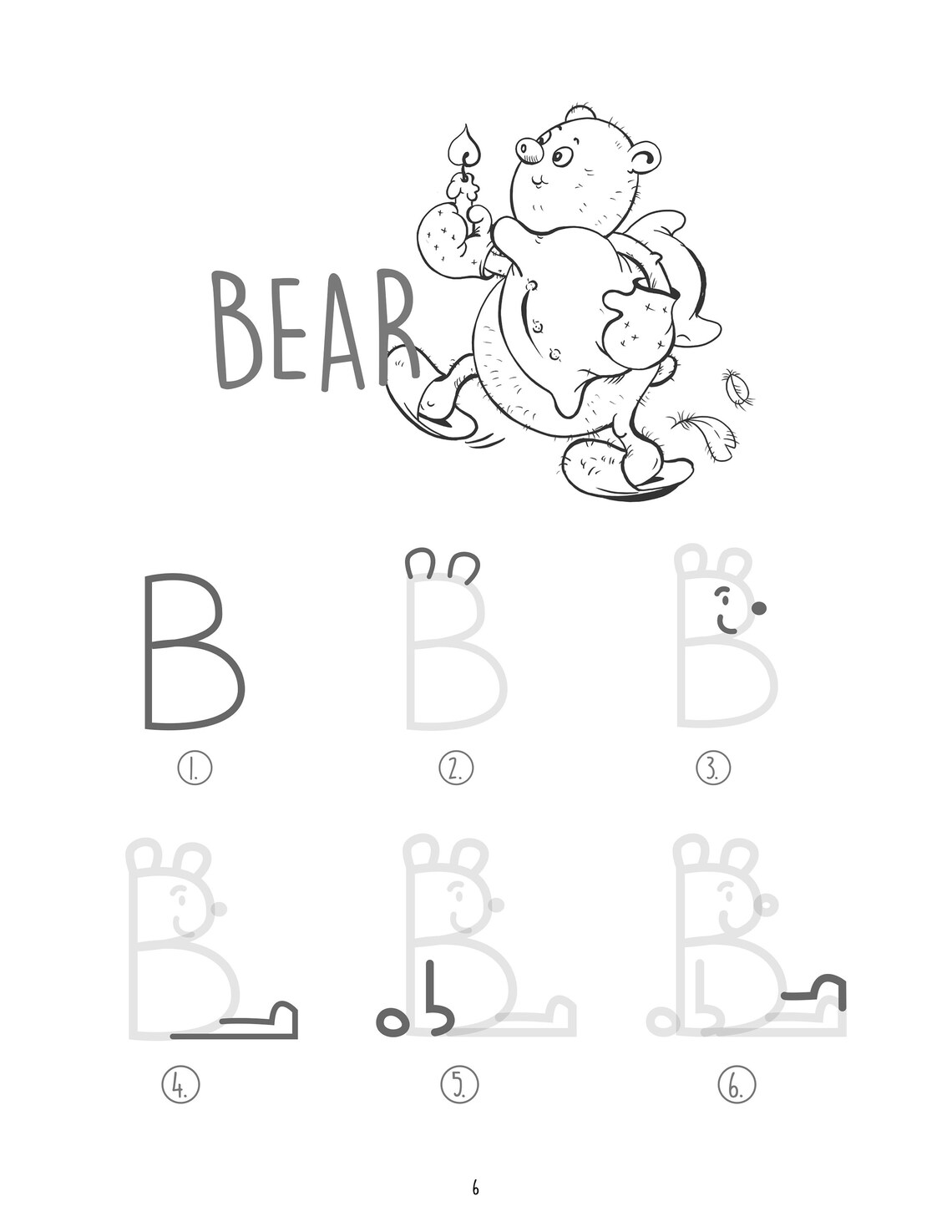How to Draw With Alphabet Handwriting Book for Kids Educational Step-by ...