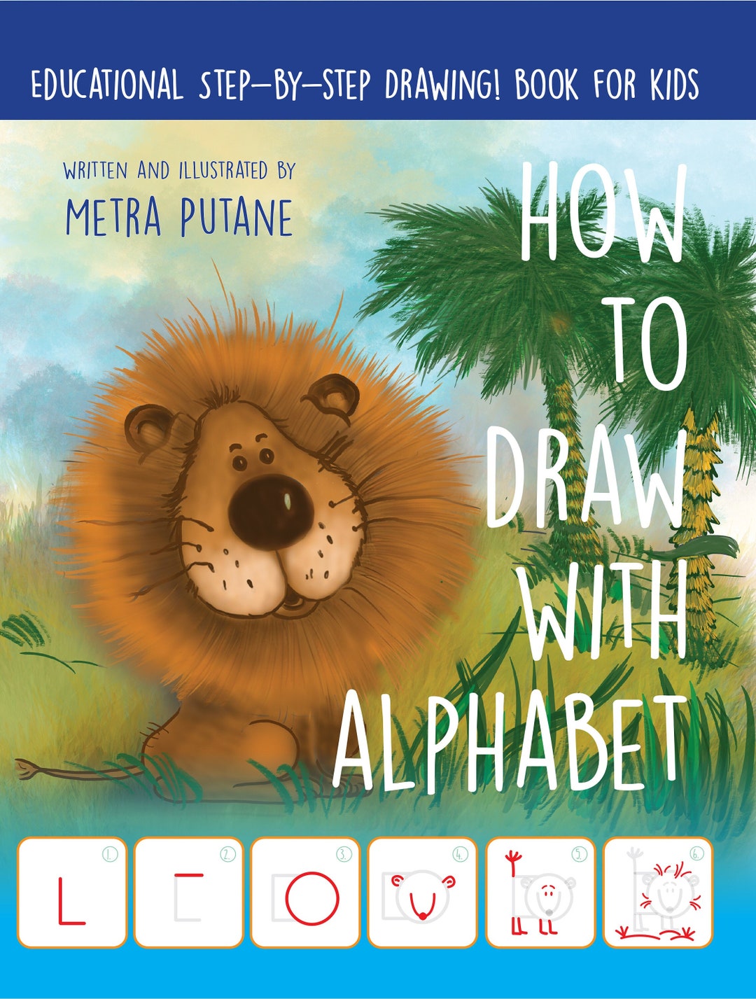 How to Draw With Alphabet Handwriting Book for Kids Educational Step-by ...