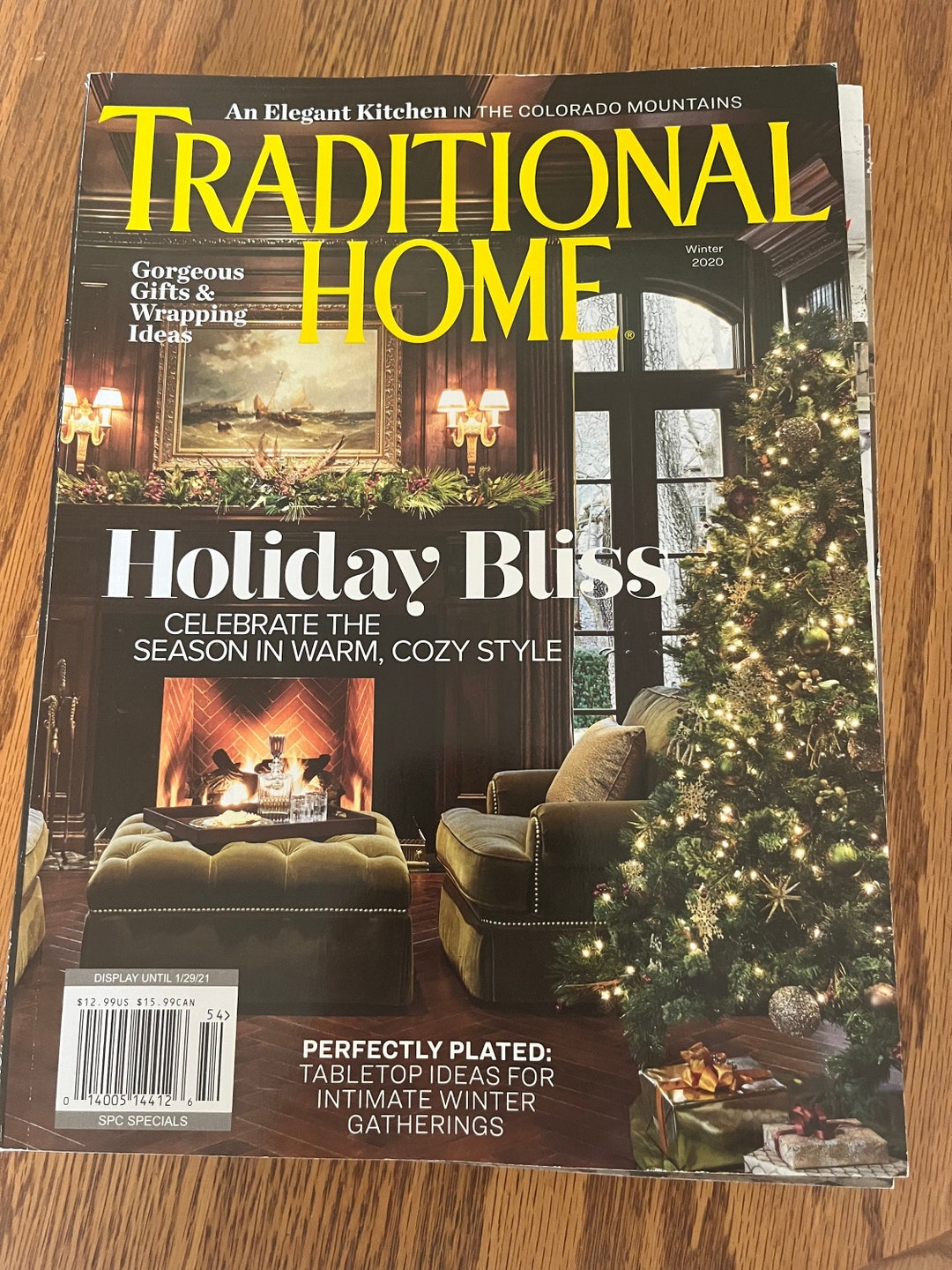 Traditional Home Magazine Winter 2020 Holiday Bliss Gift Ideas Wrapping ...