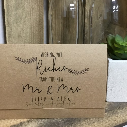 Scratch Card Holder. Wedding Favour Idea. Lottery Ticket | Etsy Canada