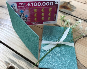 Lottery Scratch Card Wallet Lotto card Holder Wedding Favor | Etsy