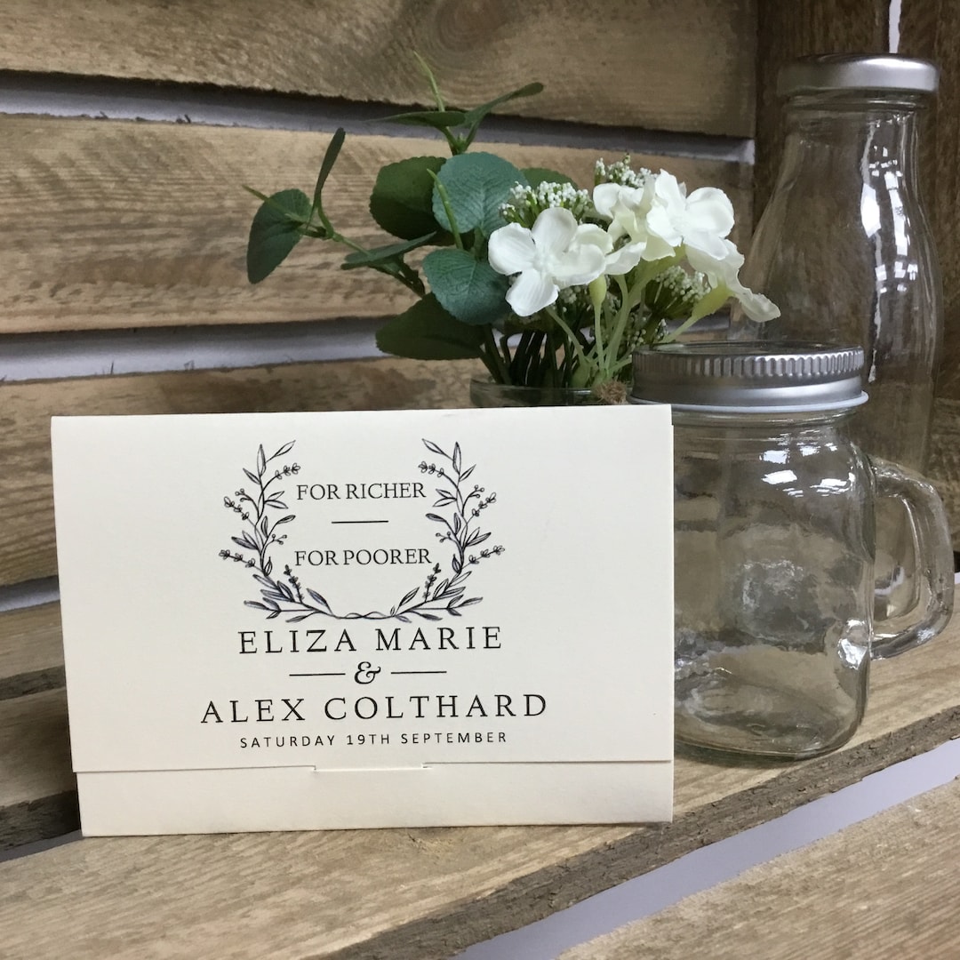 Personalised Lotto Scratch Card Wallet Lottery Ticket Holder Wedding ...