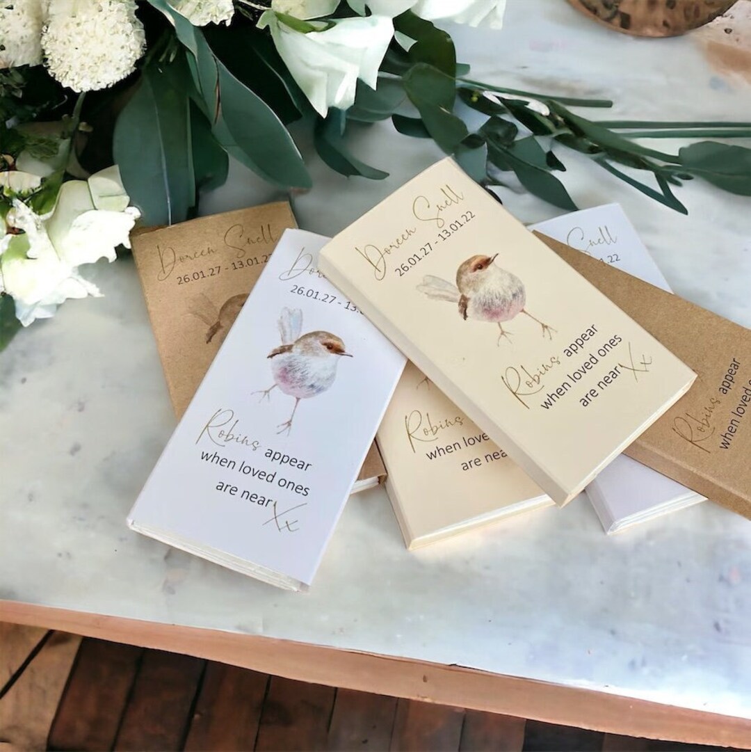 Personalized Funeral Tissue Sleeves: Remembrance Favors - Etsy