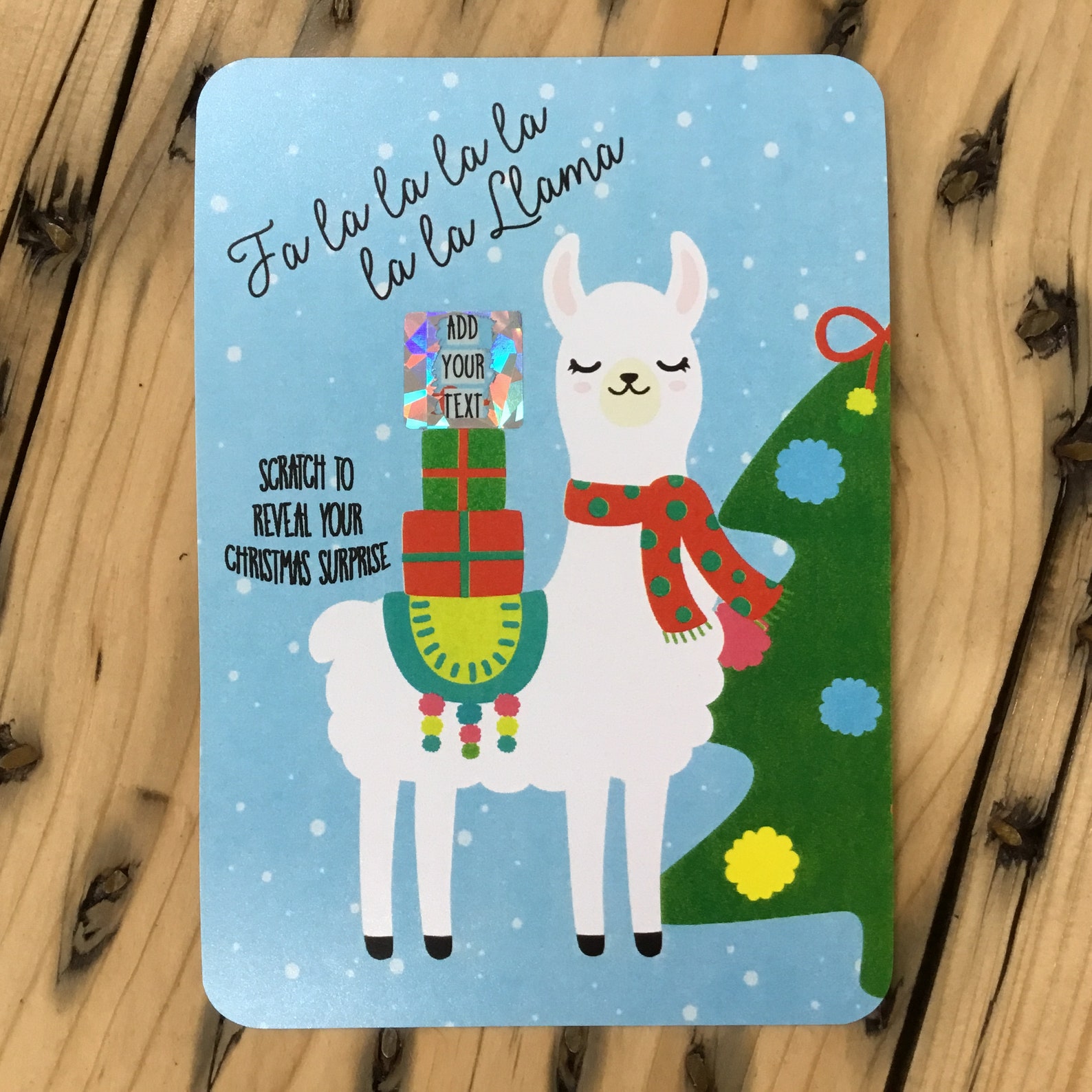 Scratch off Surprise Card. Hidden Message Card. Personalised | Etsy