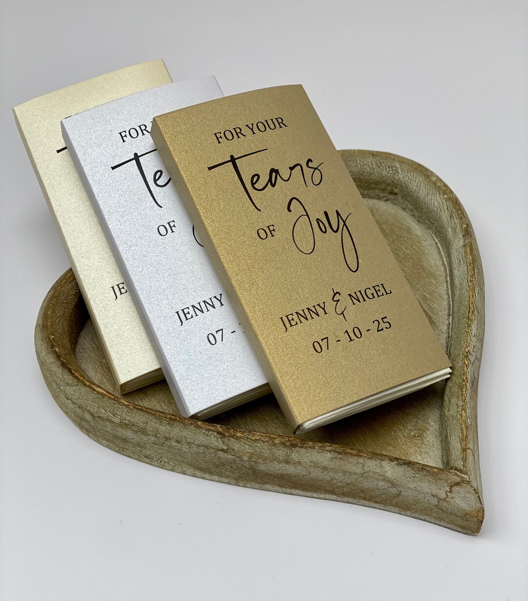 Tears of Joy Tissue Sleeve. Wedding Tissues. Happy Tears Wedding Favour ...