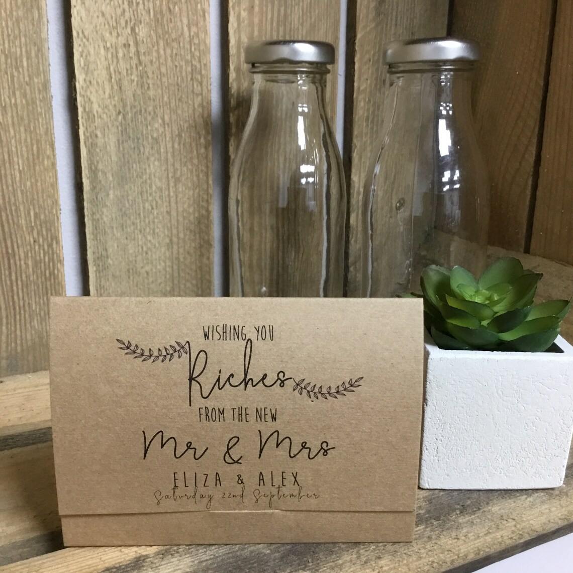 Scratch Card Holder. Wedding Favour Idea. Lottery Ticket - Etsy