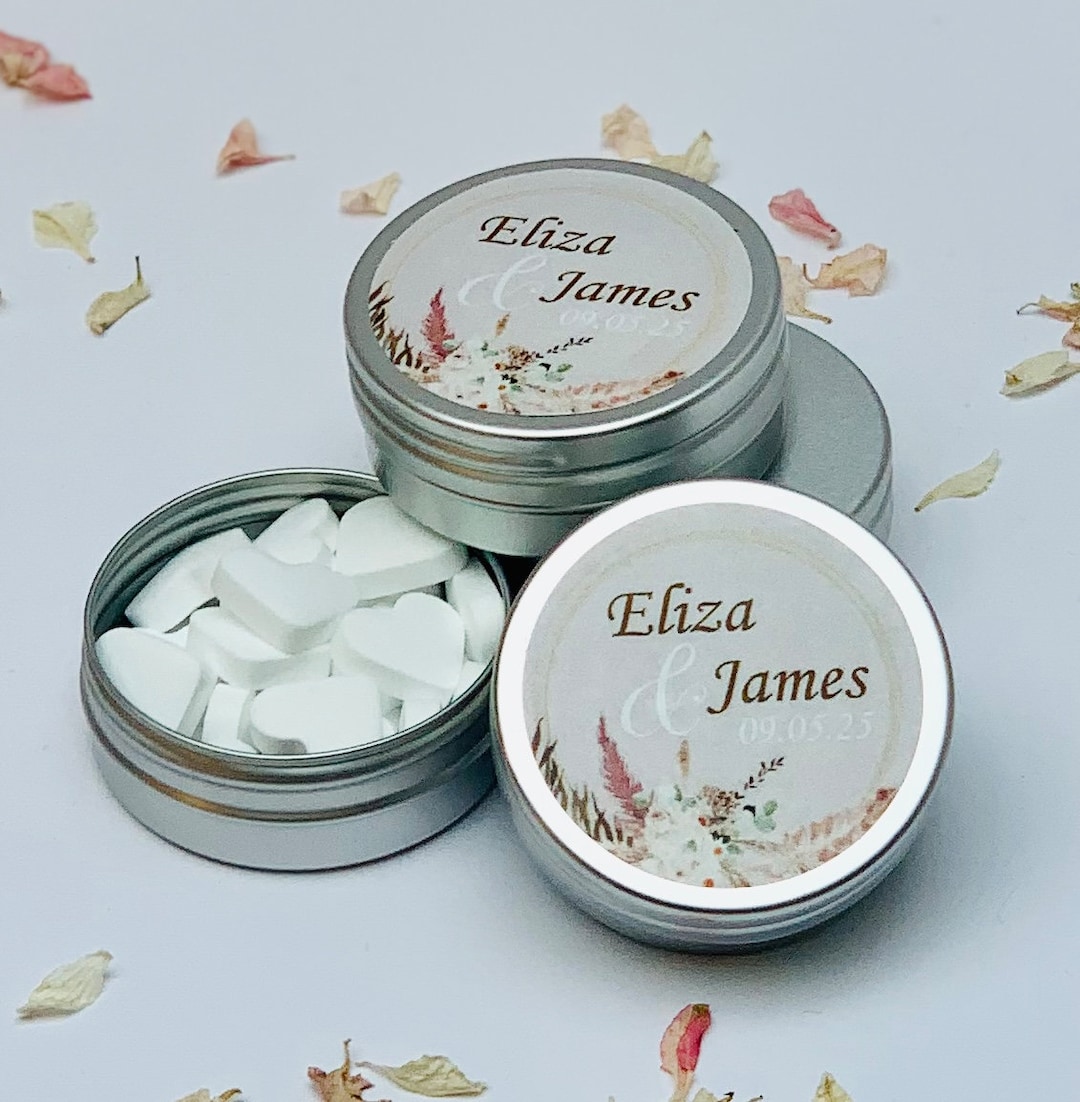 Custom Wedding Favour Idea - Personalised Sweet Favors - SWEETS ...