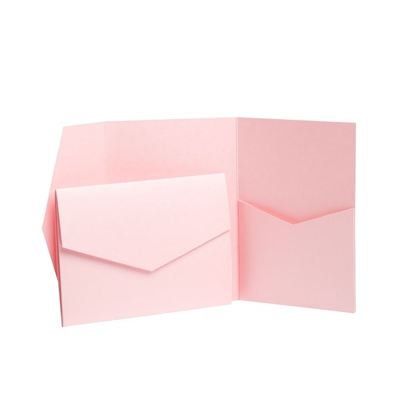 Paper & Party Supplies Pocketfold Invites Wedding Invitation Template ...