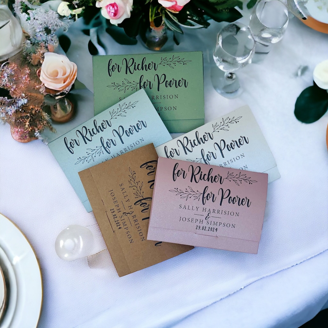 Scratch Card Holder Wedding Favour Idea Lottery Ticket Wallet ...