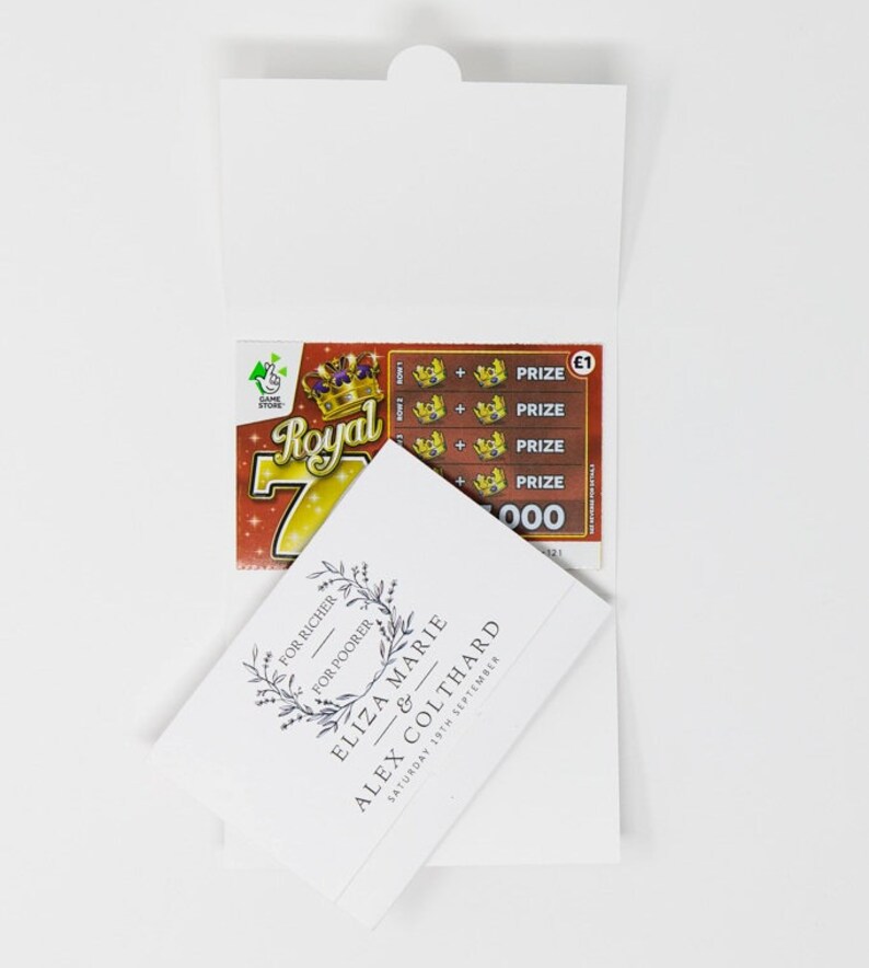Personalised Lotto Scratch Card Wallet Lottery Ticket Holder - Etsy UK
