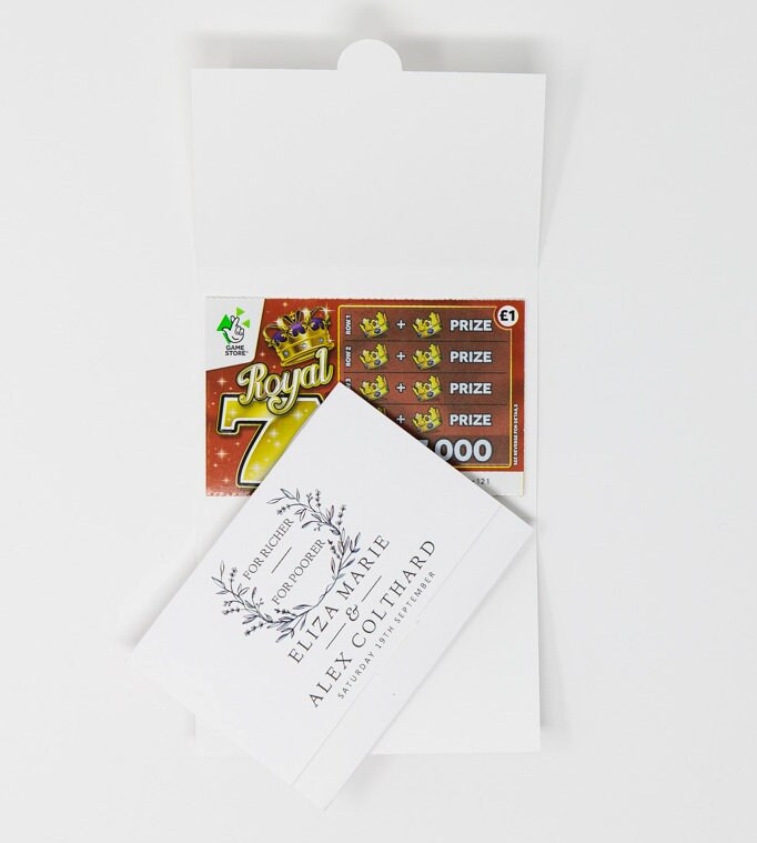 Personalised Lotto Scratch Card Wallet Lottery Ticket Holder - Etsy