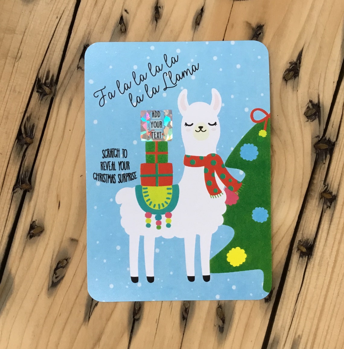 Scratch off Surprise Card. Hidden Message Card. Personalised - Etsy
