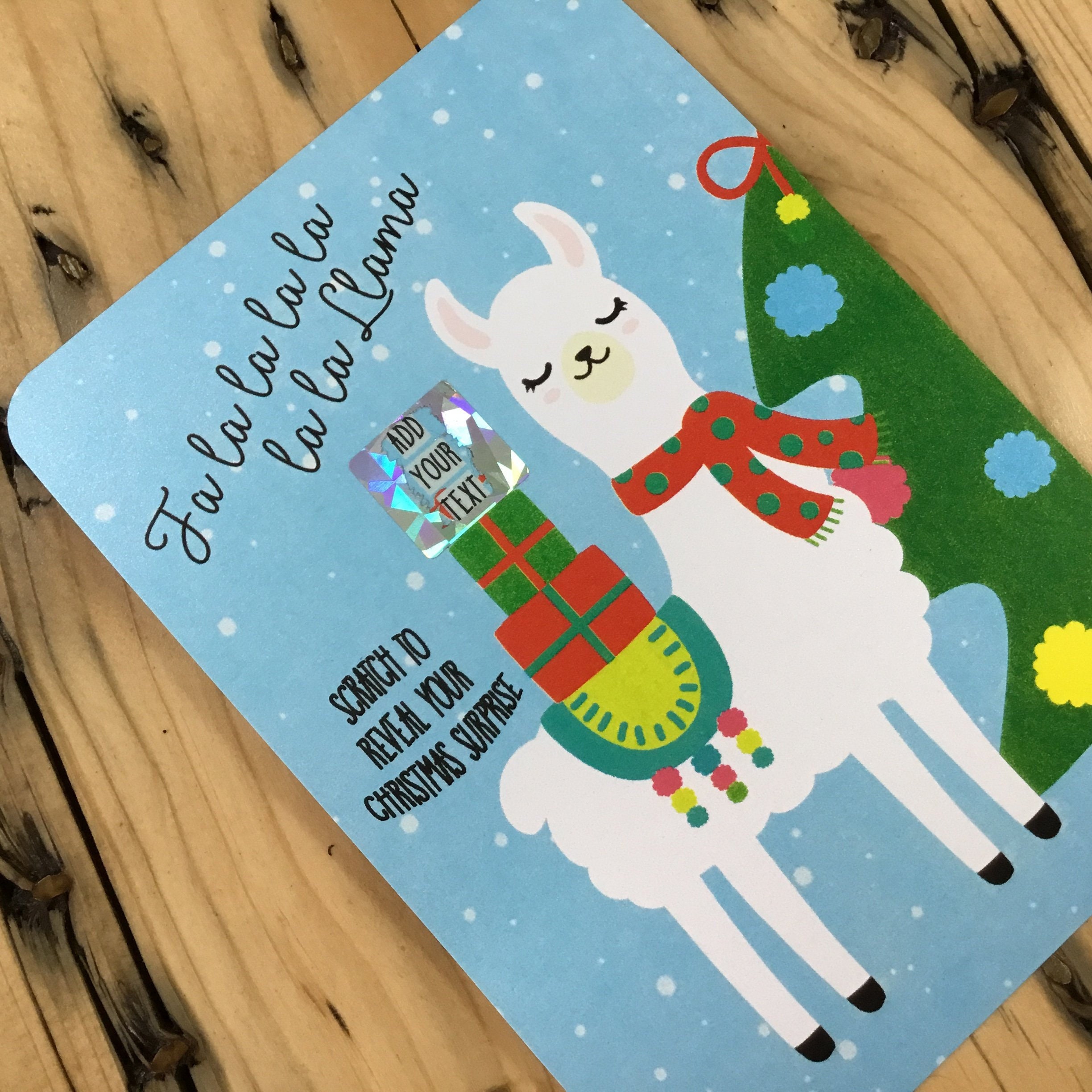 Scratch off Surprise Card. Hidden Message Card. Personalised - Etsy