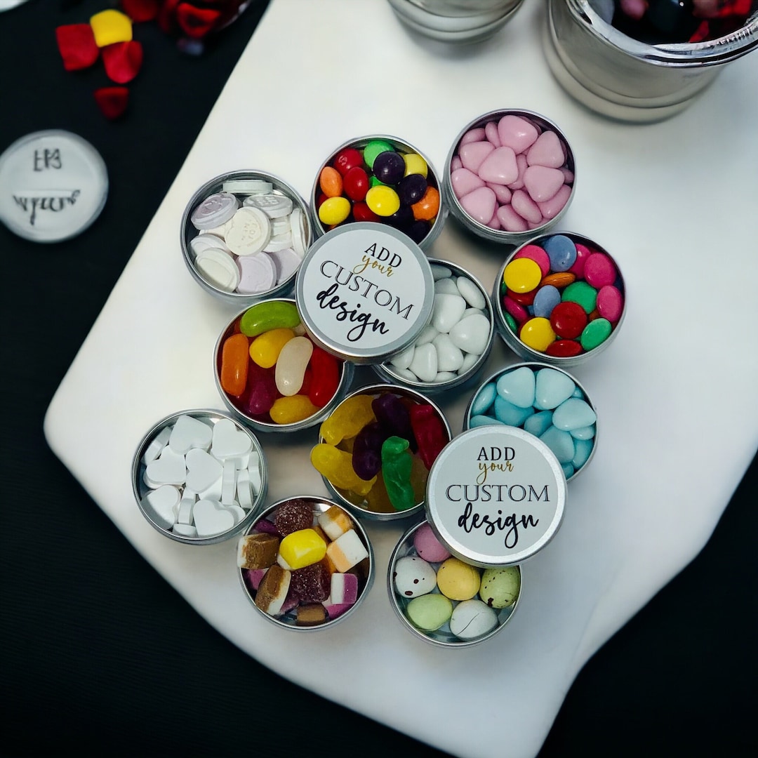 Personalized Sweet Tins: Custom Logo Party Favors, Corporate Gifts ...