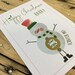 Hidden Message Card. Personalised Xmas Card. Christmas Scratch & Reveal ...